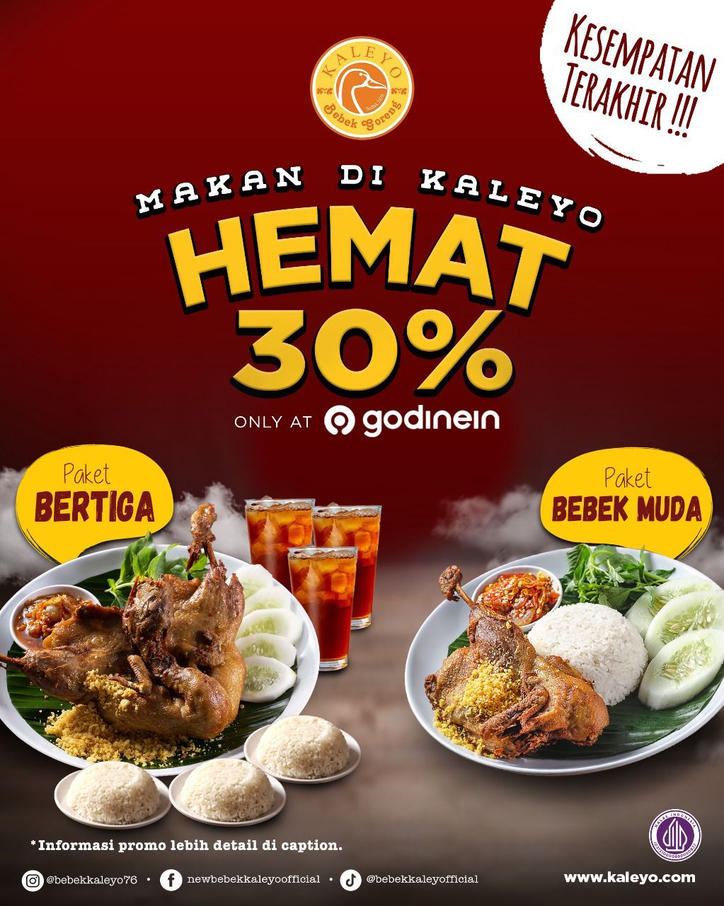 KESEMPATAN TERAKHIR PROMO GO DINE IN
